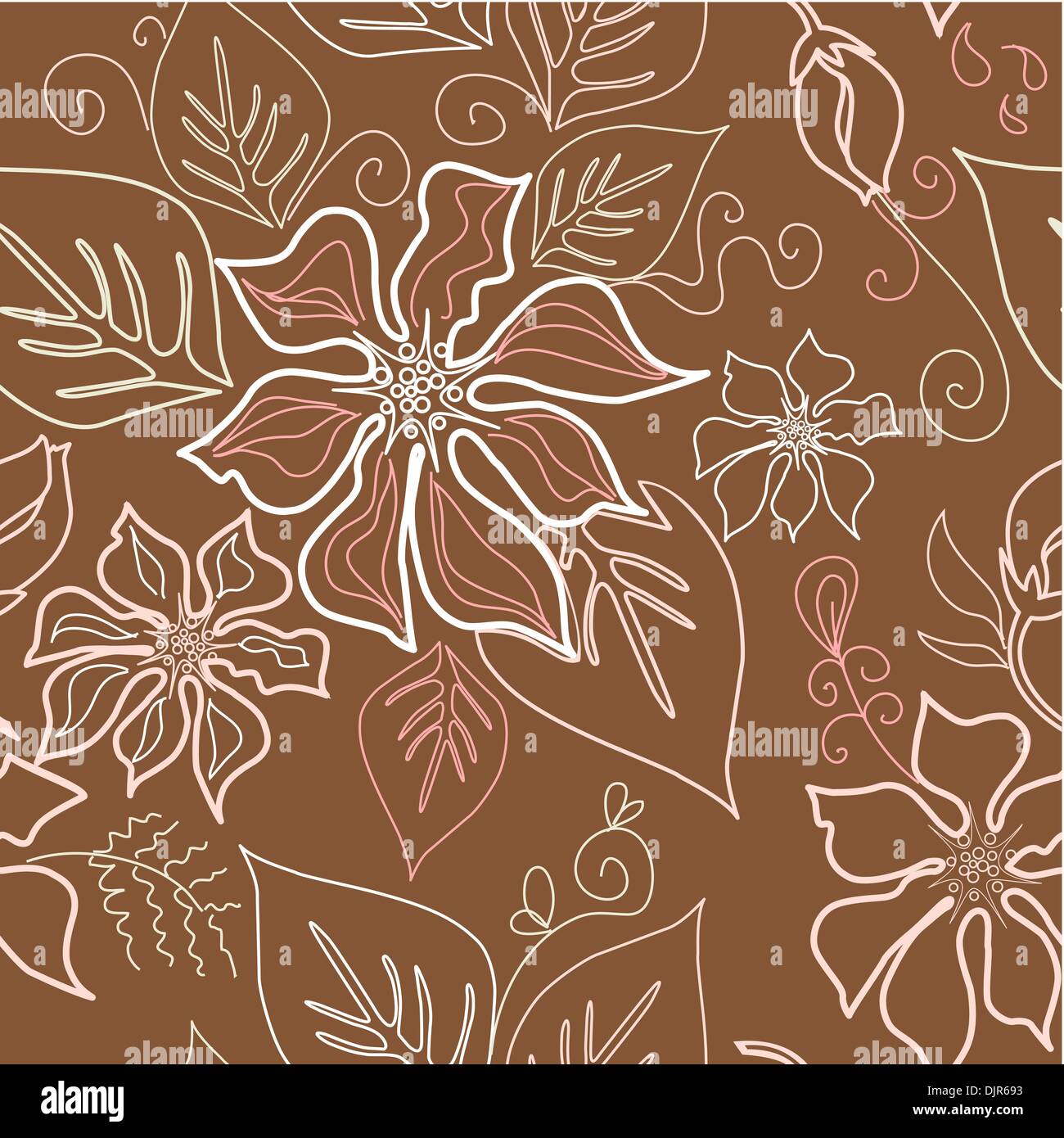 Seamless Aloha Pattern Stock Vector Image & Art - Alamy