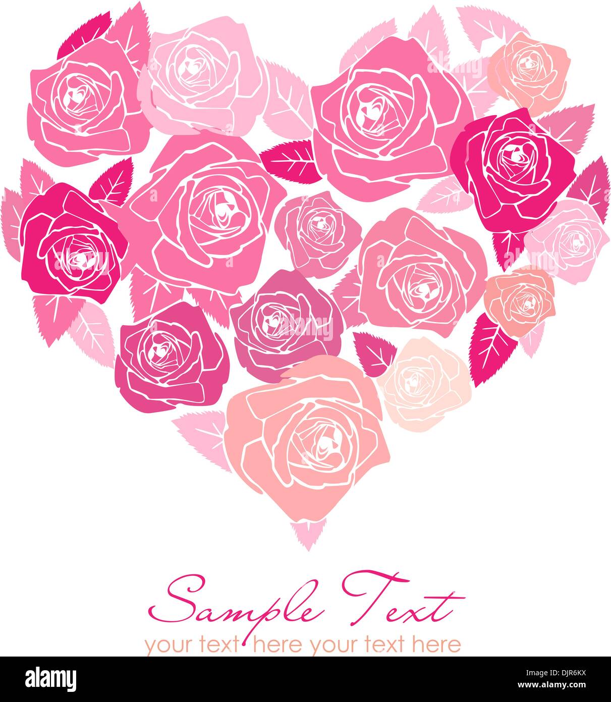 White rose shrub Stock Vector Images - Alamy