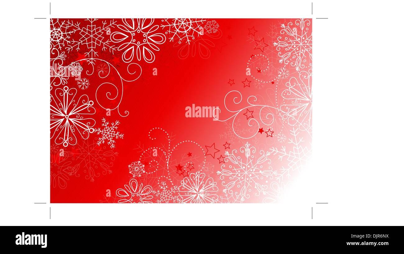 Abstract background with snowflakes. Vector Stock Vector Image & Art ...