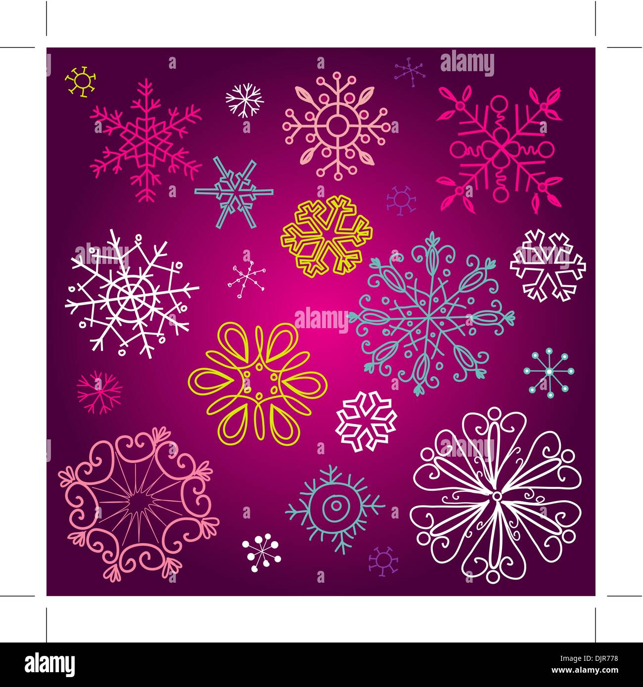 Wallpaper wintry Stock Vector Images - Alamy