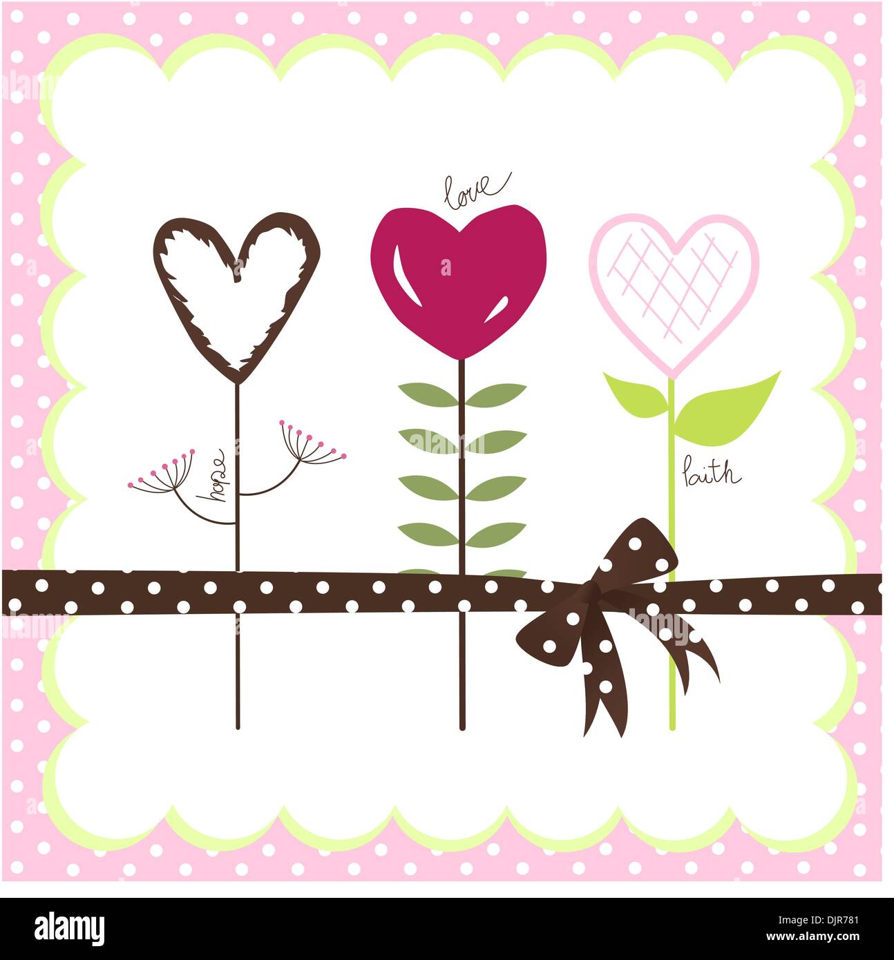 Summer flowers from garden Stock Vector Images - Alamy