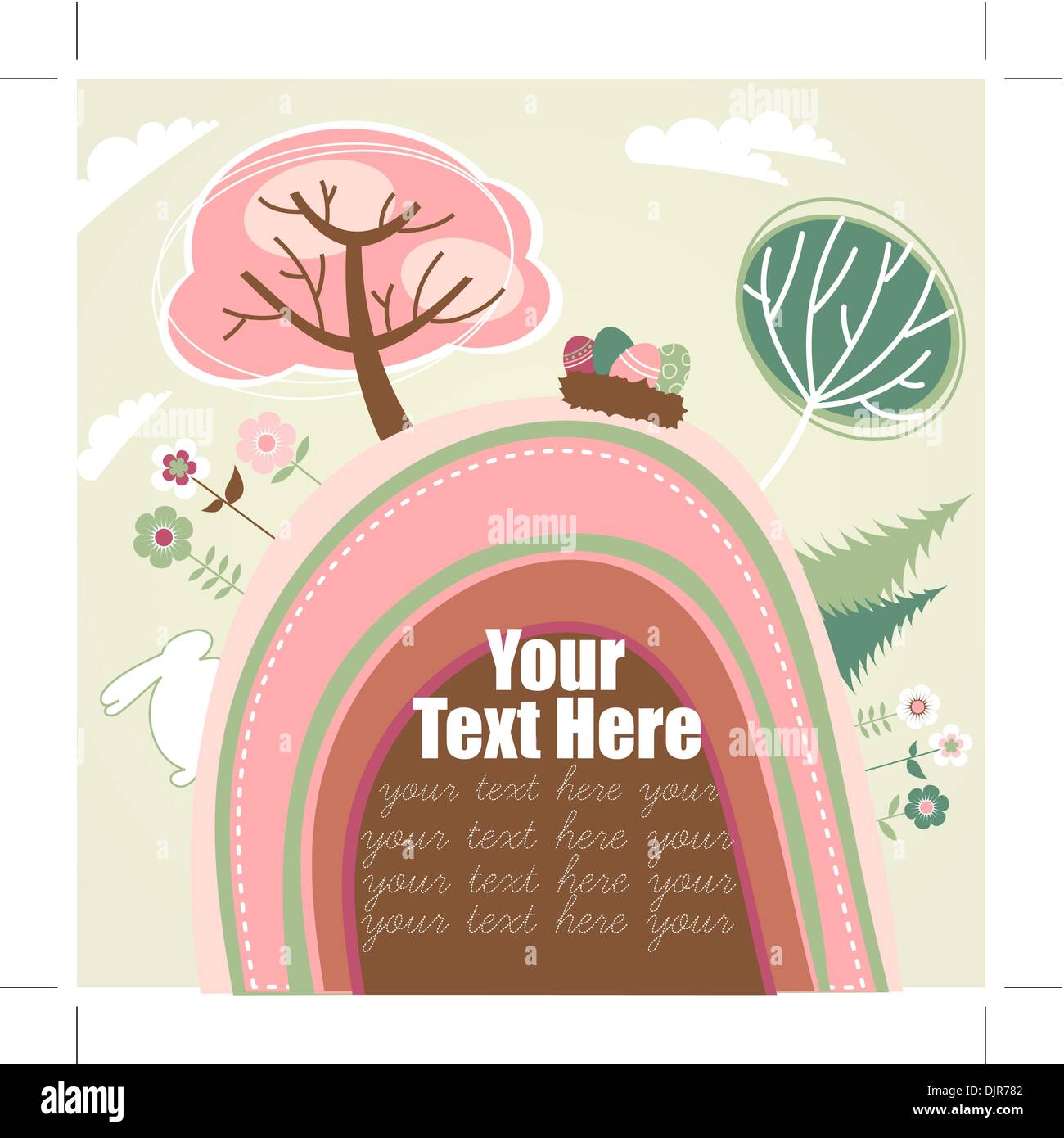 Easter day farm Stock Vector Images - Alamy