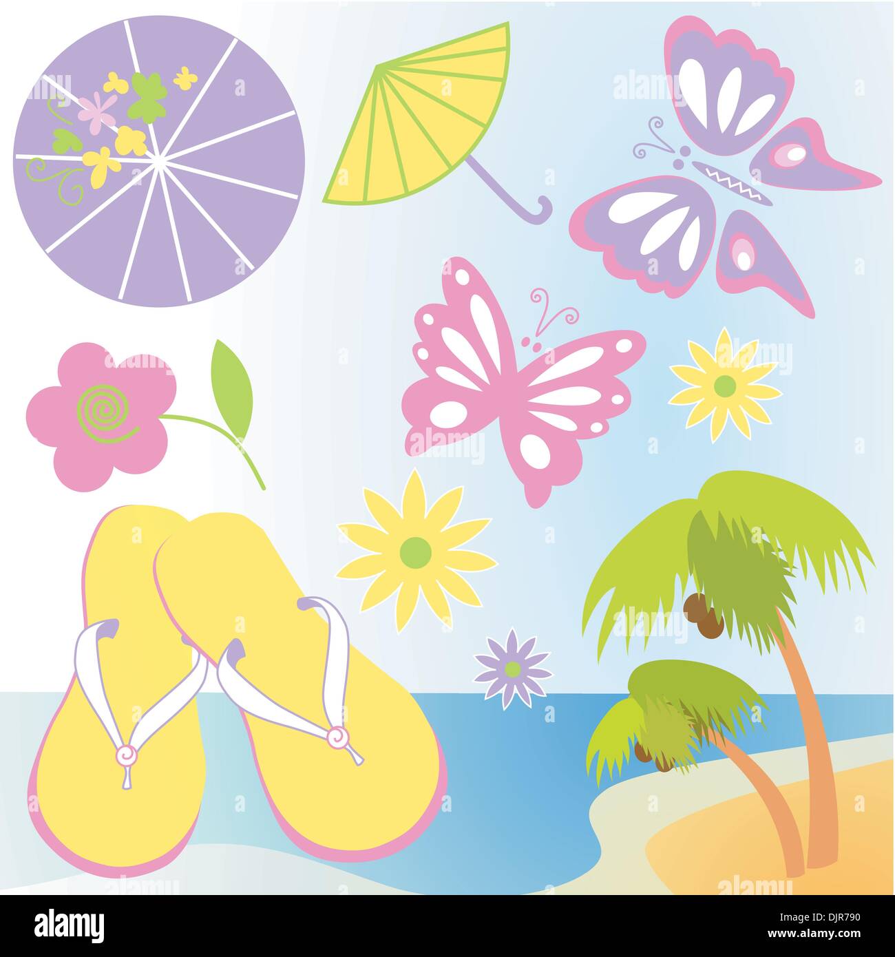 Surf vacation summer cruise Stock Vector Images - Alamy