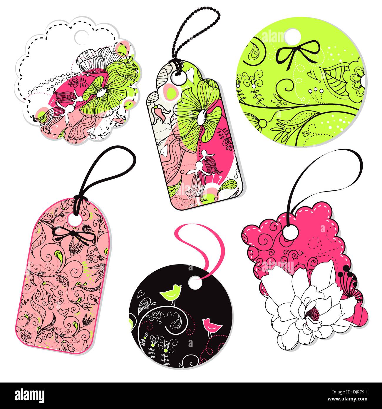 Collection of cute Tags Stock Vector Image & Art - Alamy
