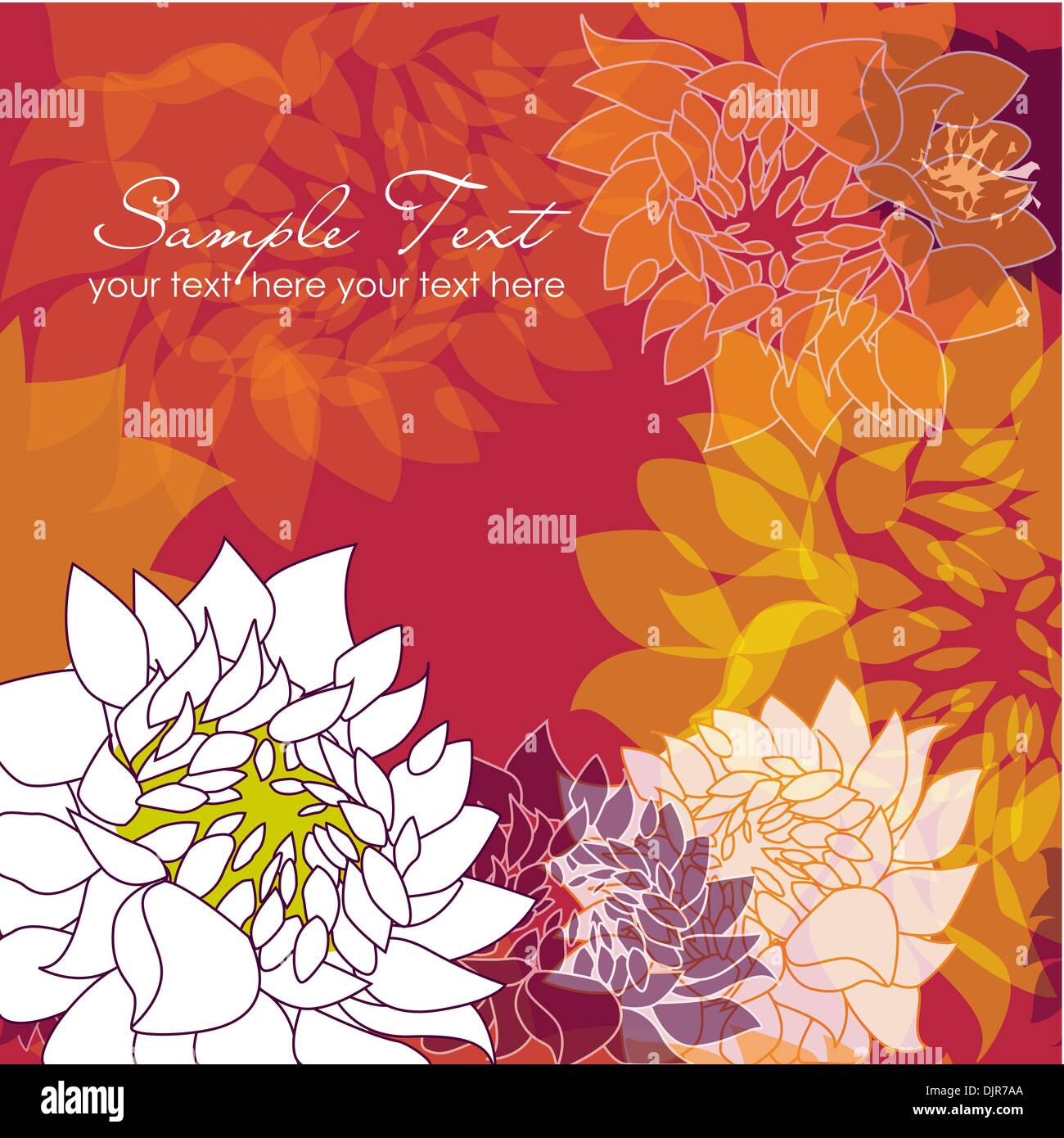 Peonies pink and red Stock Vector Images - Alamy