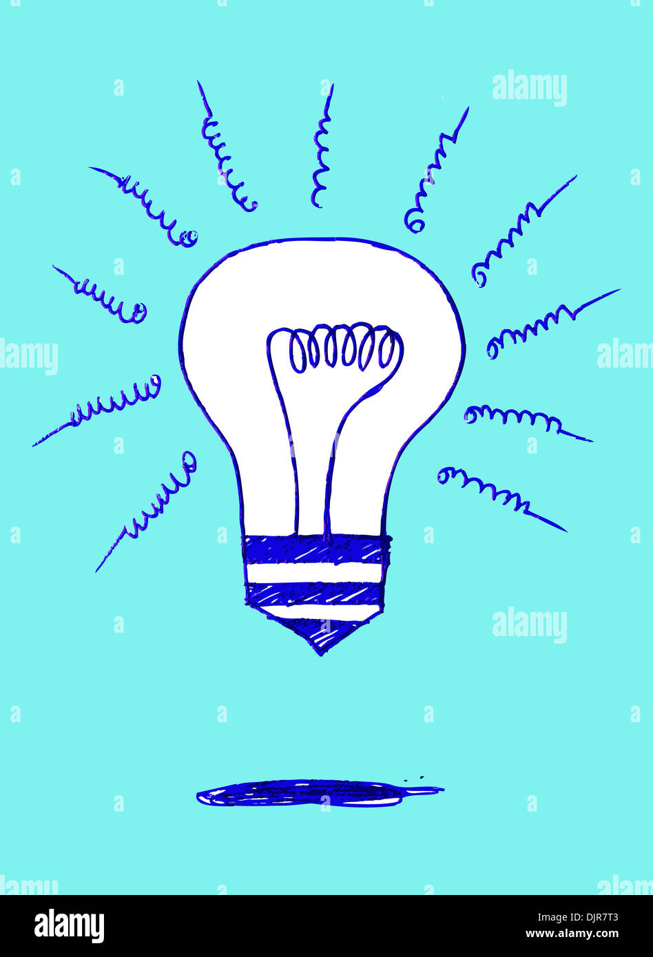 Concept of idea inspired bulb idea Stock Photo - Alamy