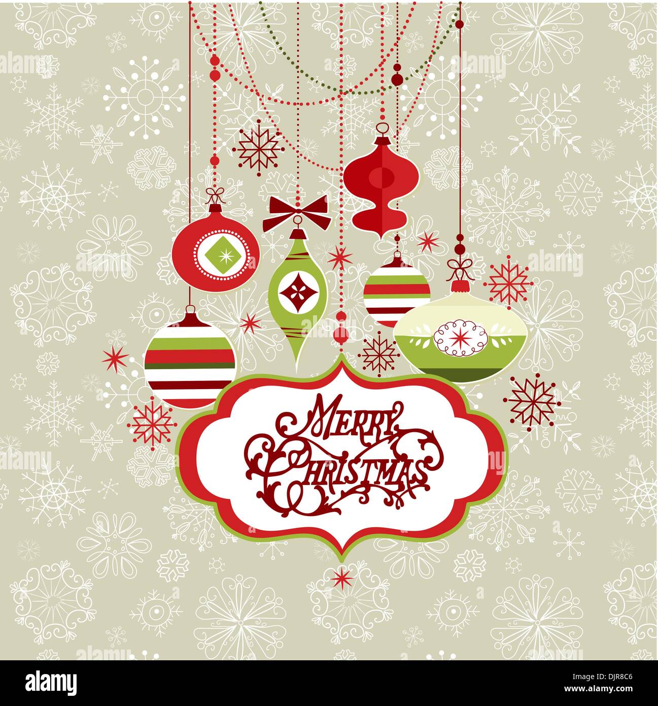 Retro Cristmas background Stock Vector Image & Art - Alamy