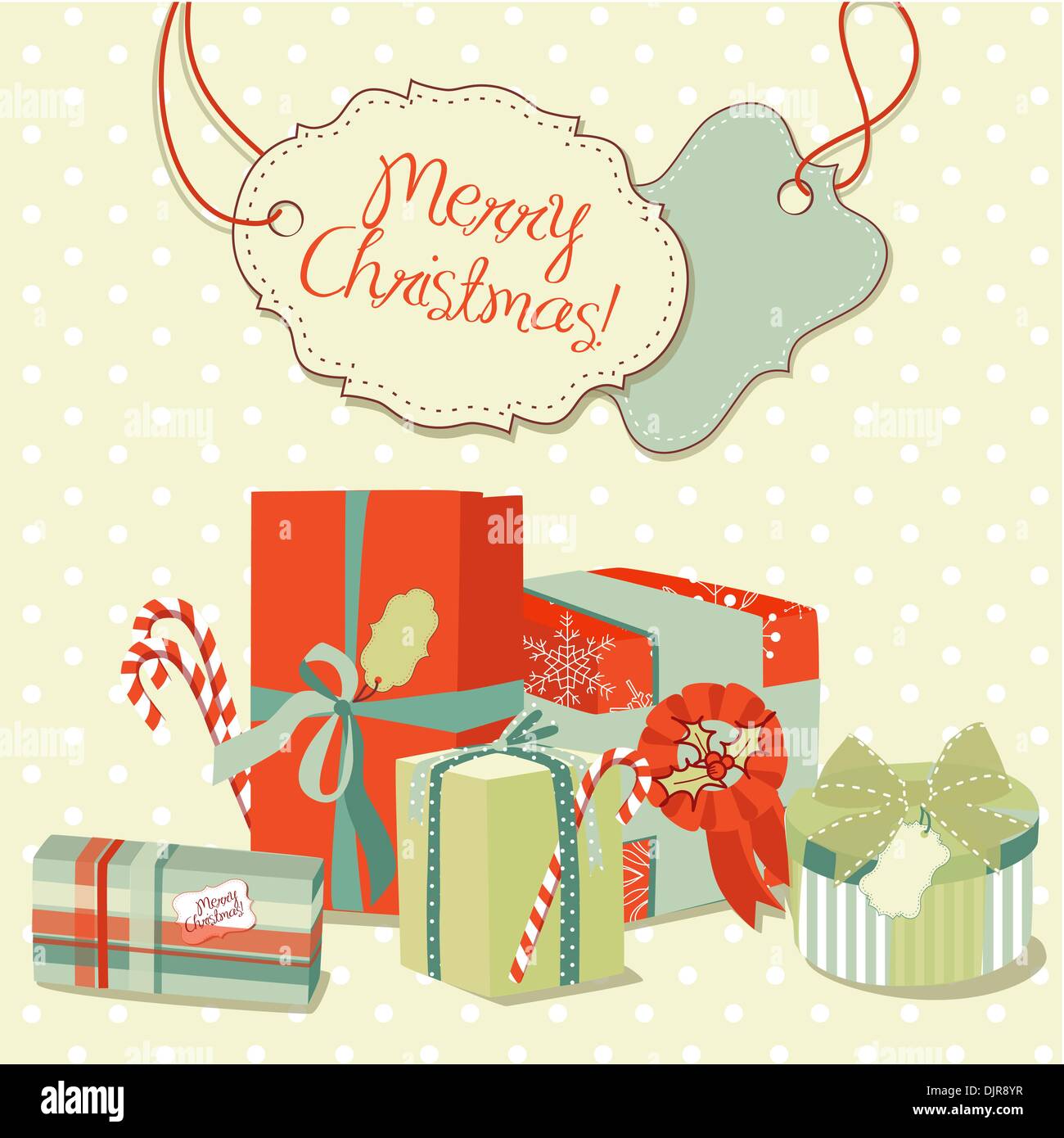 Image christmas gifts in Stock Vector Images - Alamy
