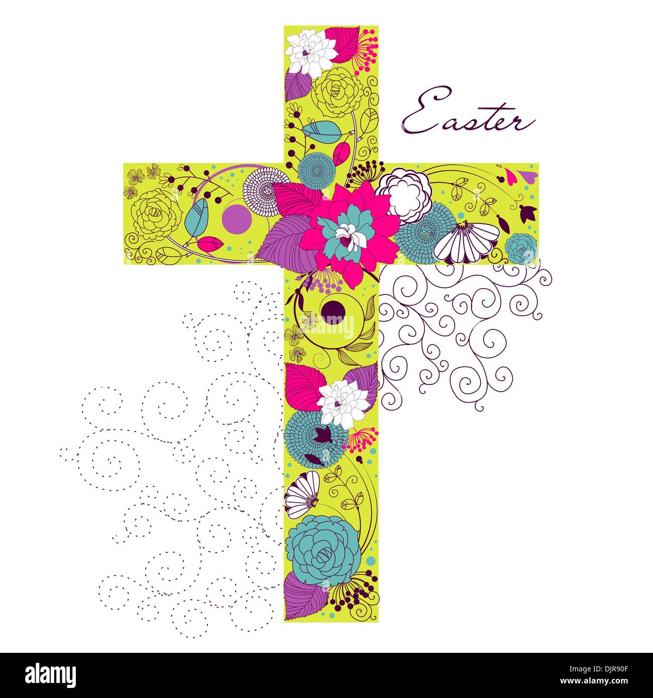 Christian cross vertical Stock Vector Images - Alamy