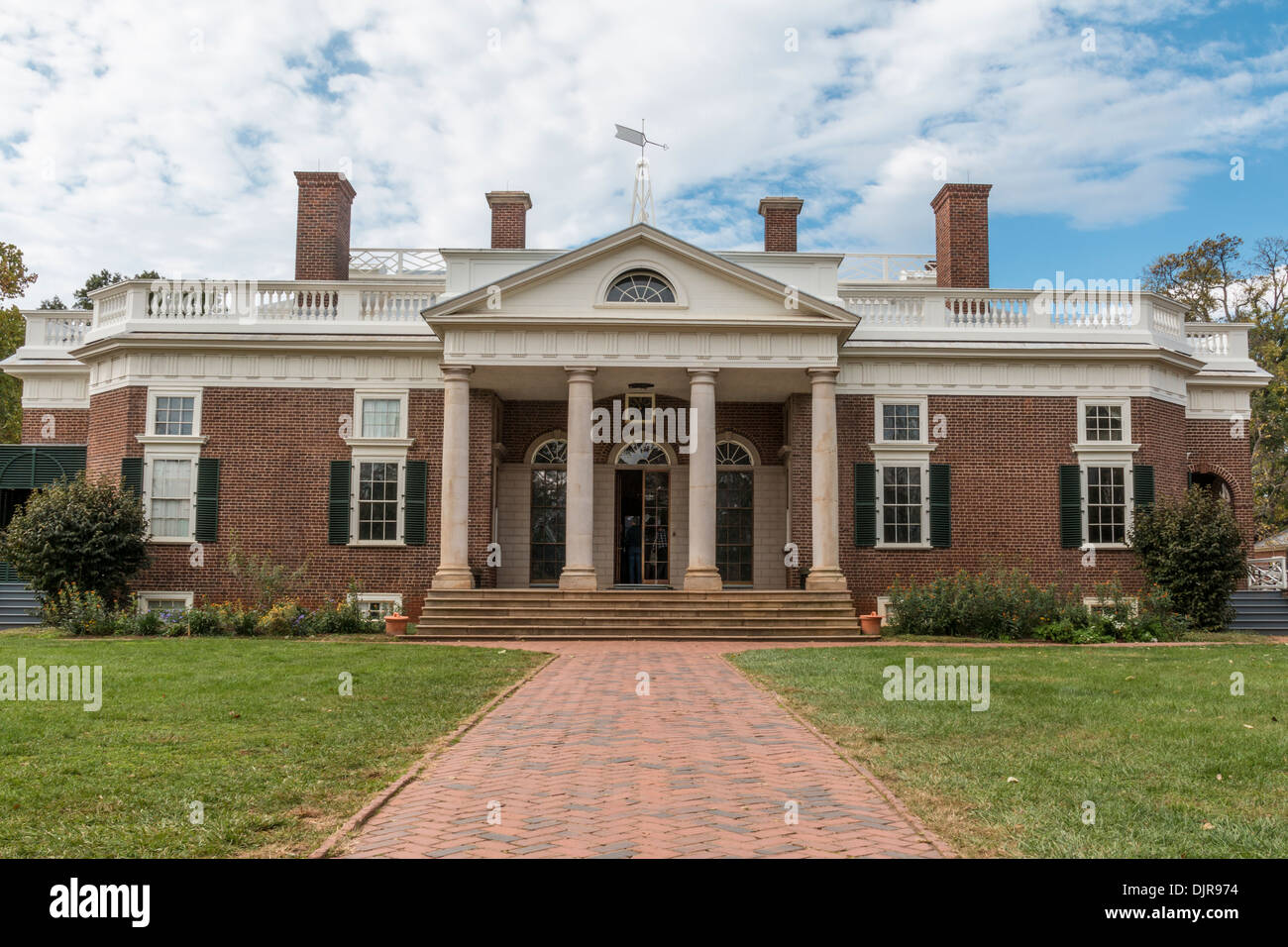 Monticello thomas jefferson garden hi-res stock photography and images ...