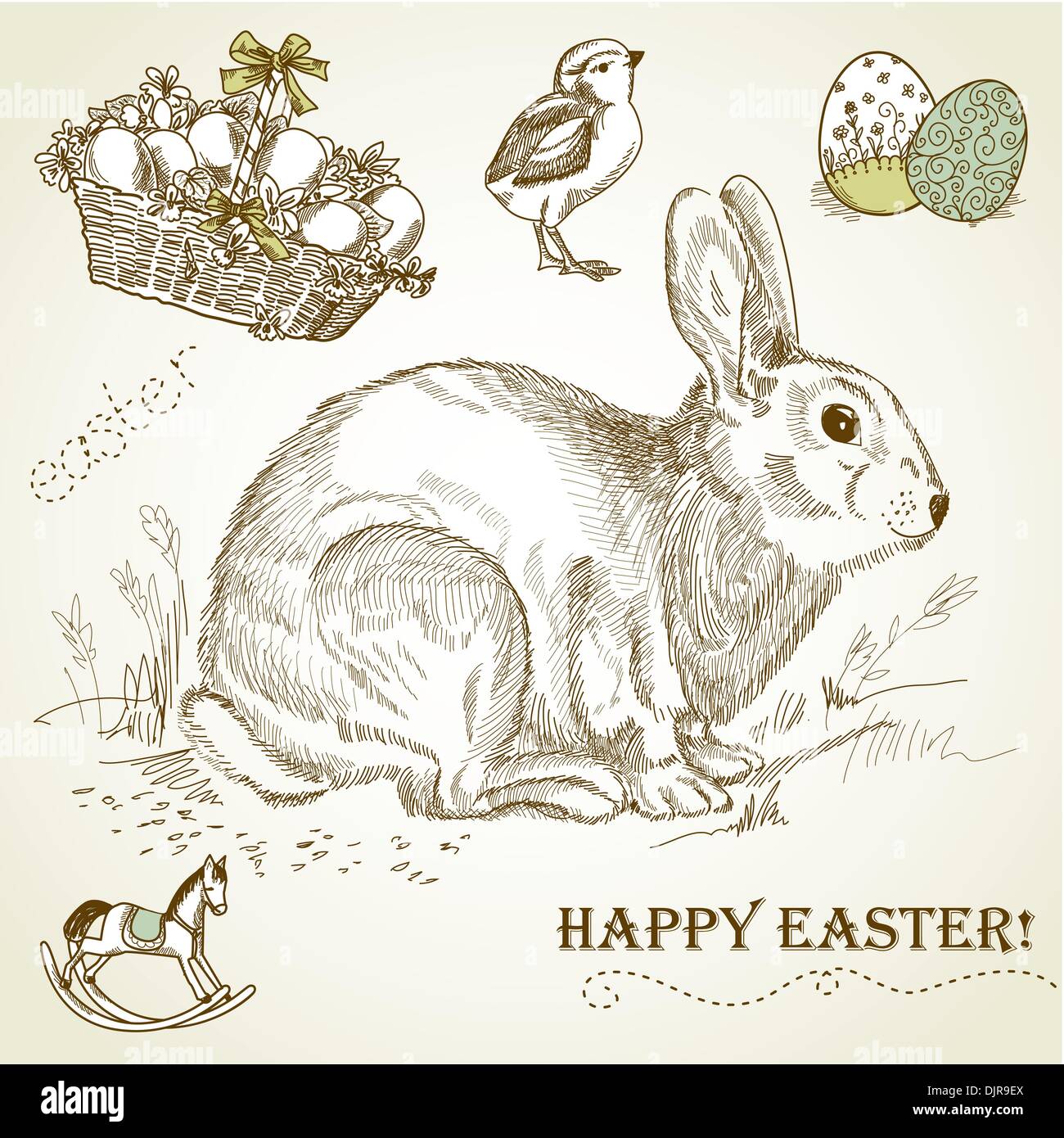 Detailed easter egg Stock Vector Images - Alamy