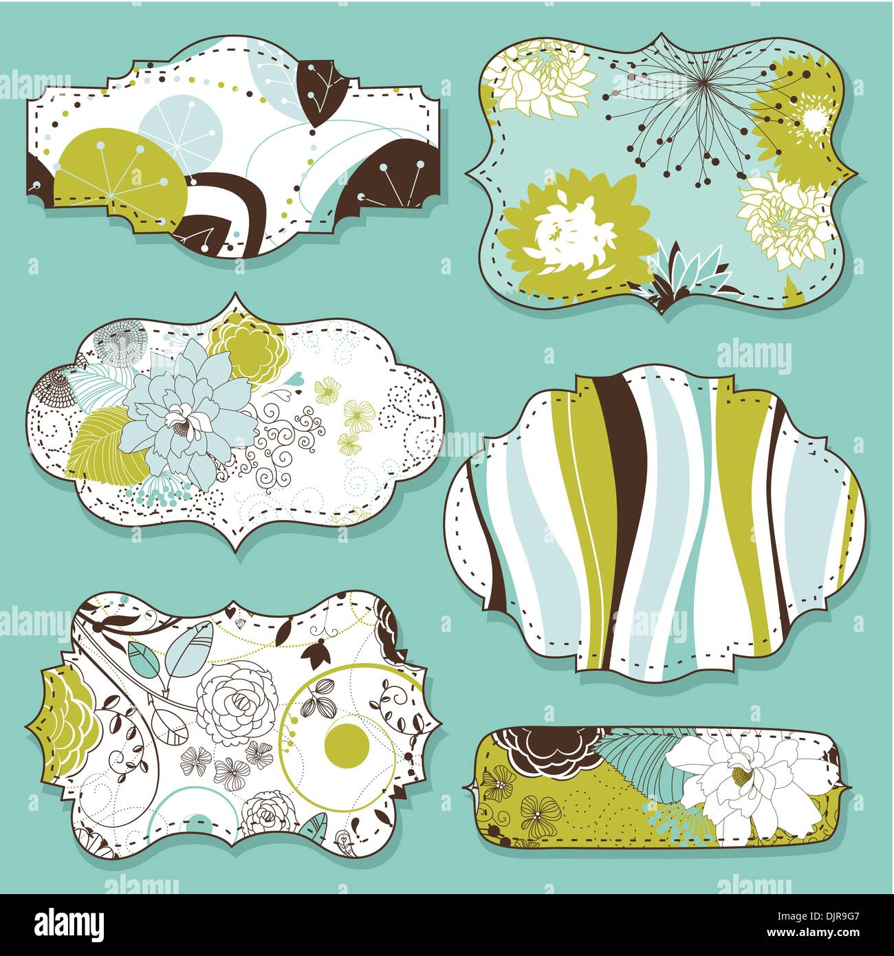 Placard frames Stock Vector Images - Alamy