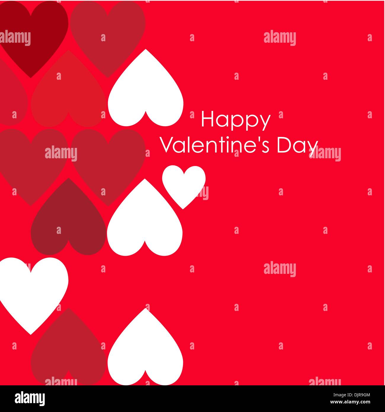 Abstract valentine background with hearts Stock Vector Image & Art - Alamy