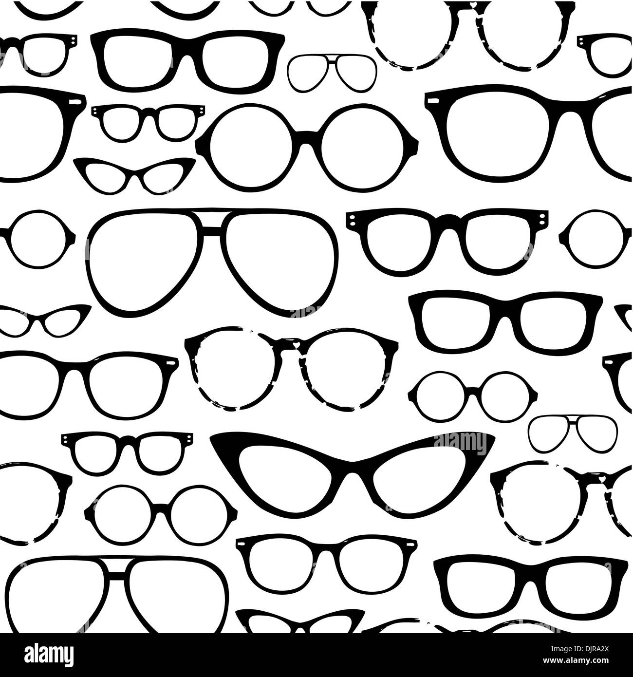 Retro Seamless spectacles Stock Vector Image & Art - Alamy