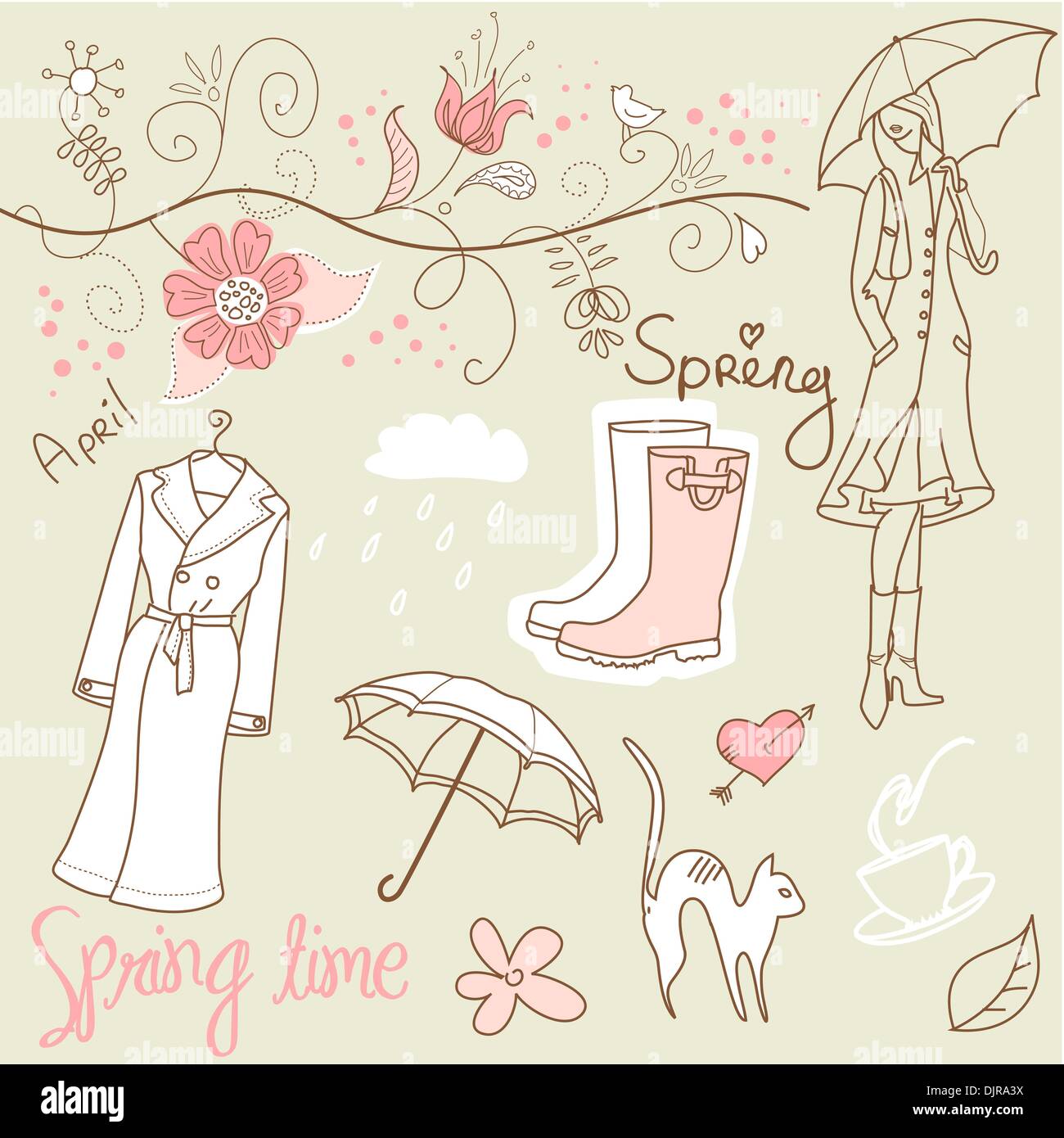 Air showers Stock Vector Images - Alamy