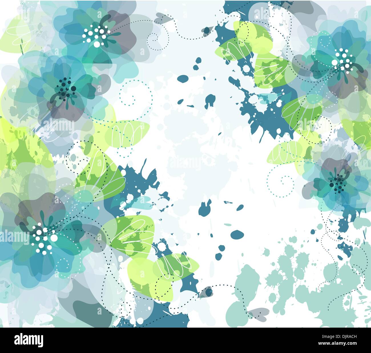 Artistic flower background Stock Vector Image & Art - Alamy