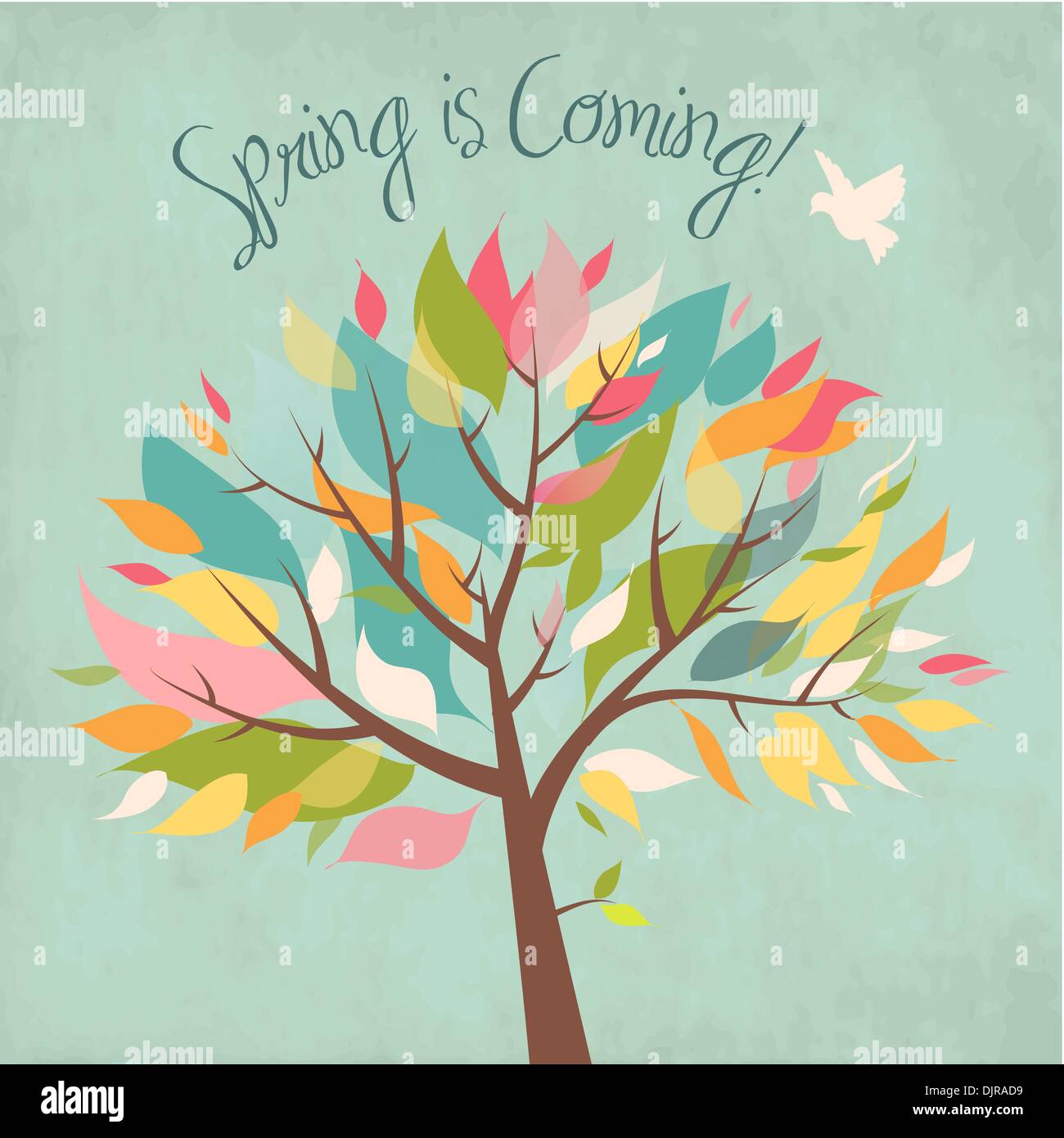 Spring is coming! Stock Vector Image & Art - Alamy