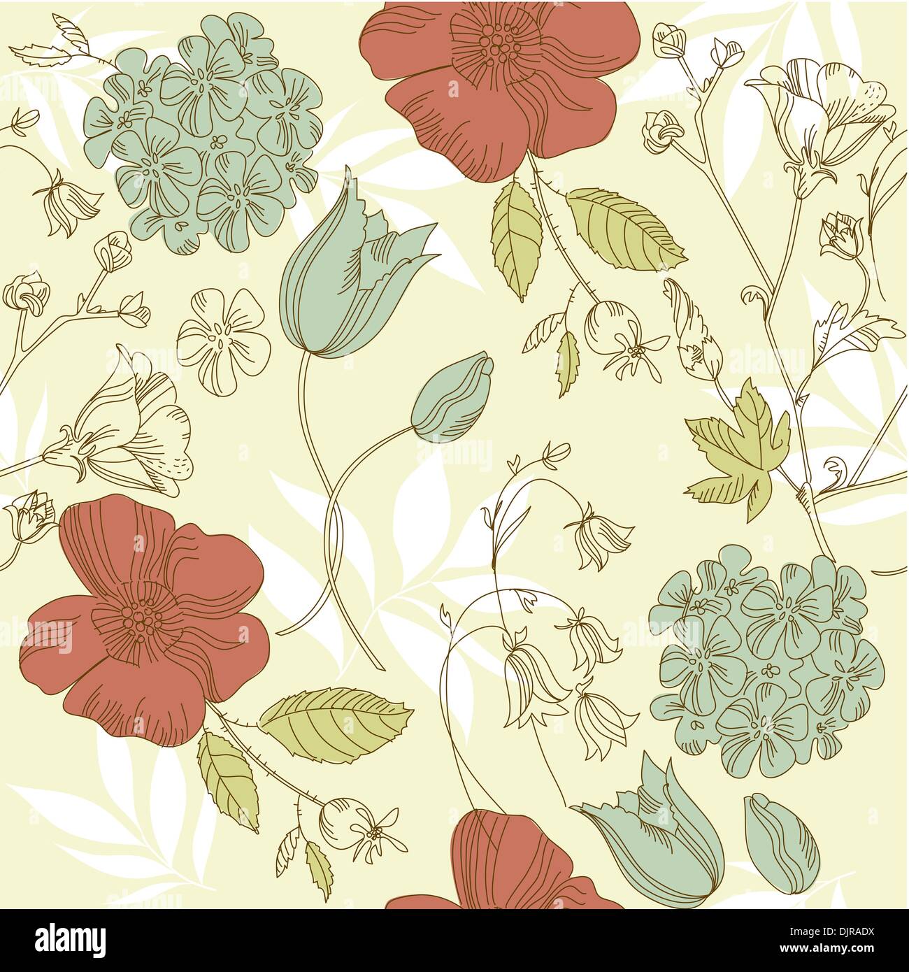 Vintage Flower Pattern Tumblr