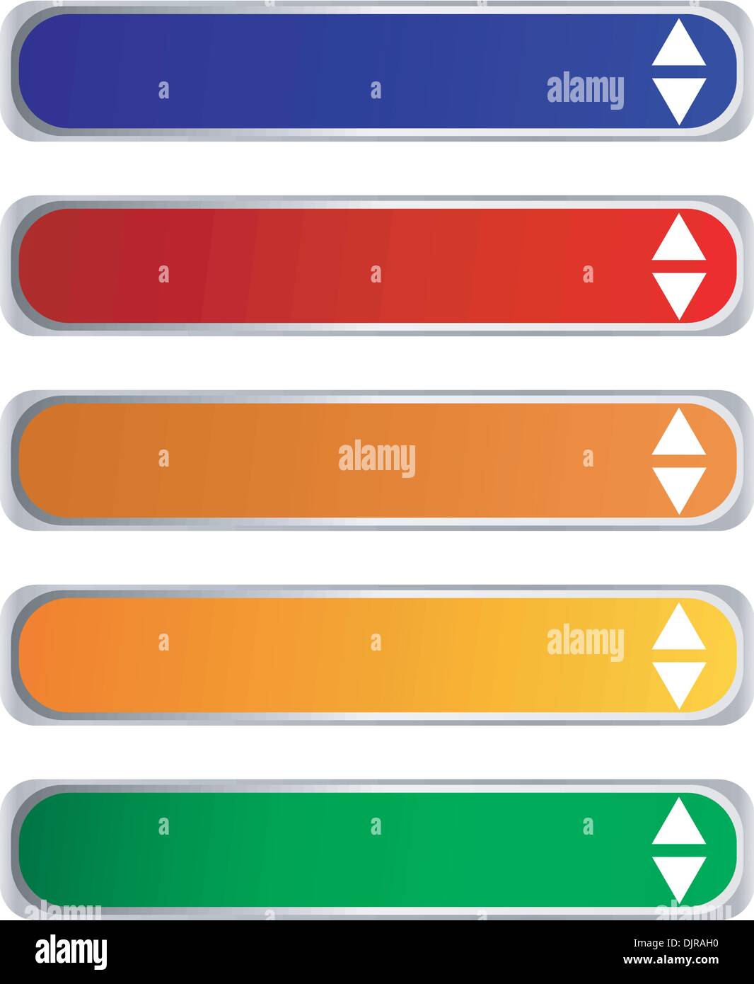 Color buttons with download icon Stock Vector Image & Art - Alamy