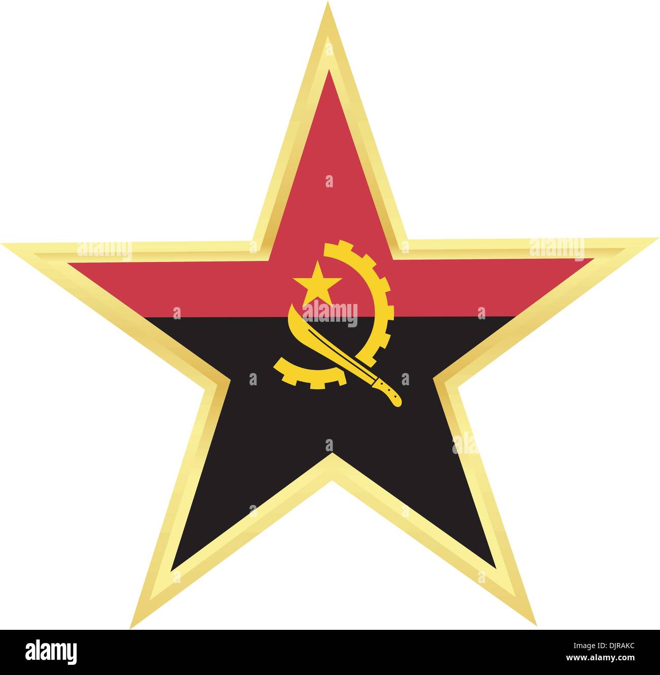 Gold star with a flag of Afghanistan Stock Vector Image & Art - Alamy