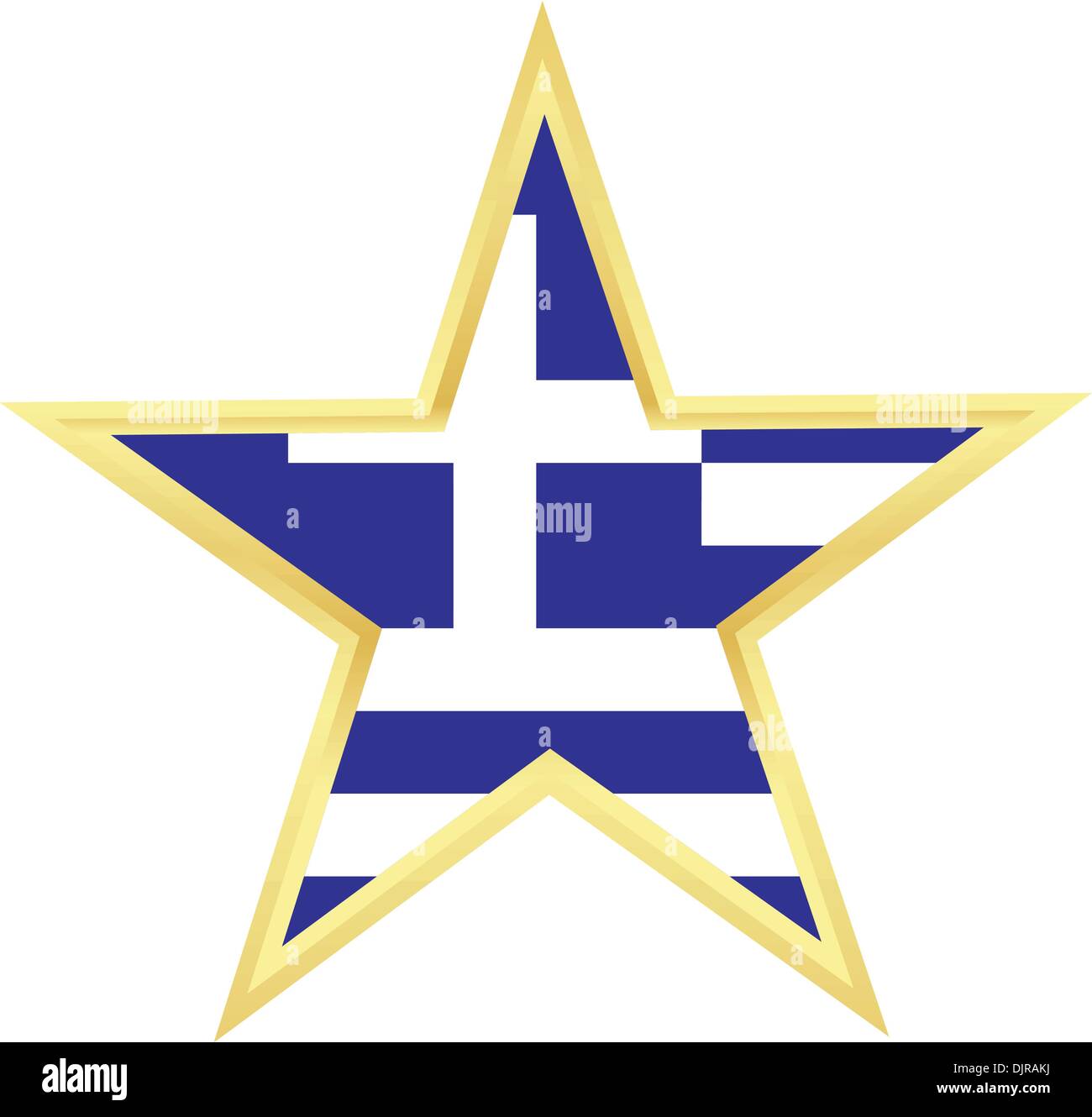 Star of greece Stock Vector Images - Alamy