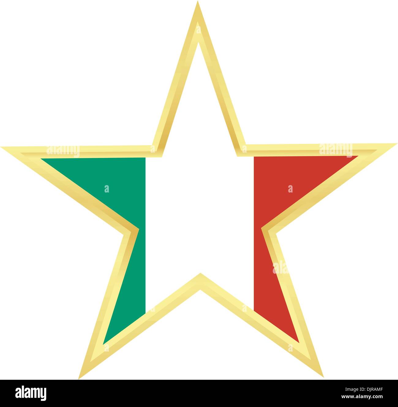 Star of italy Stock Vector Images - Alamy