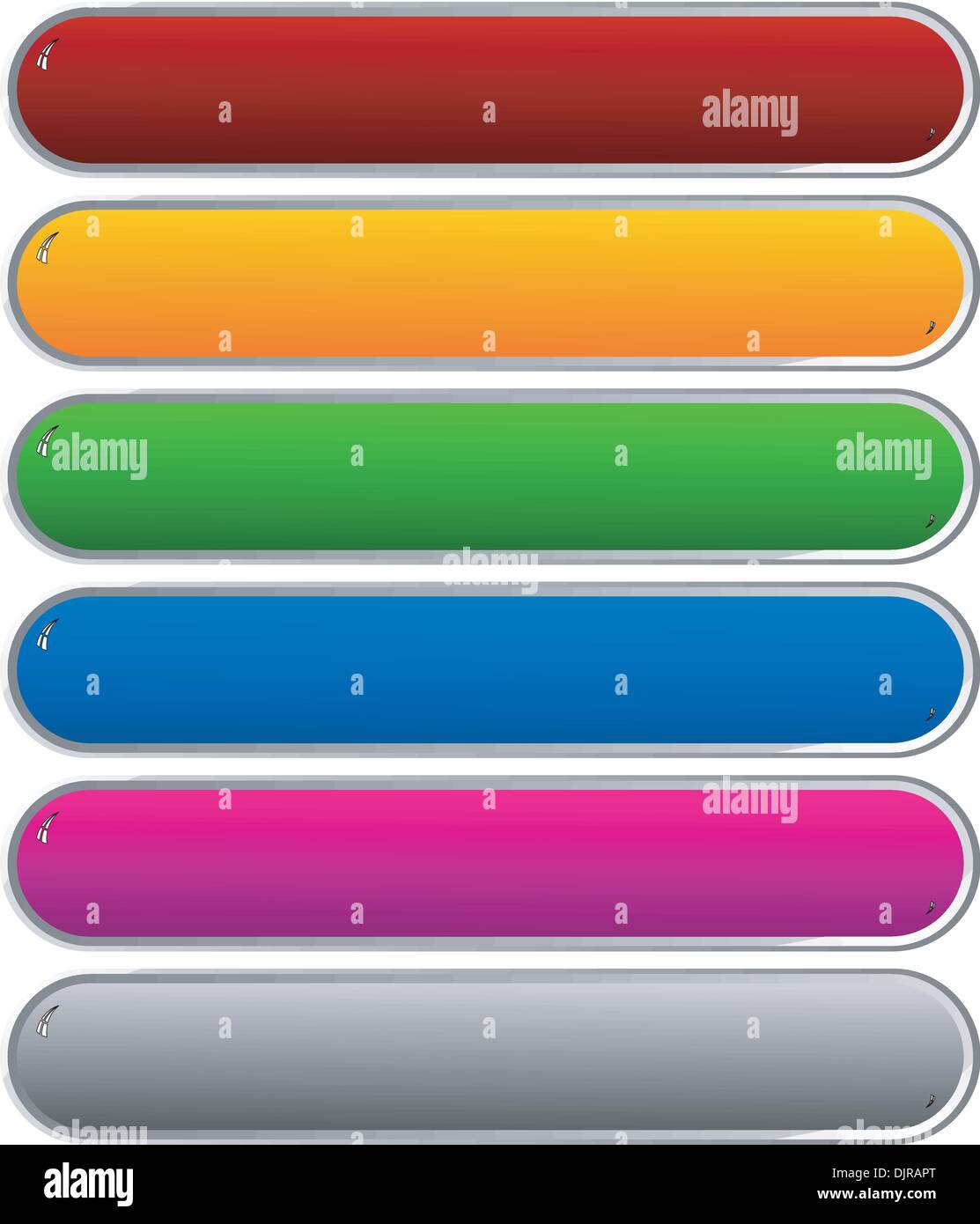 vector glossy buttons Stock Vector Image & Art - Alamy