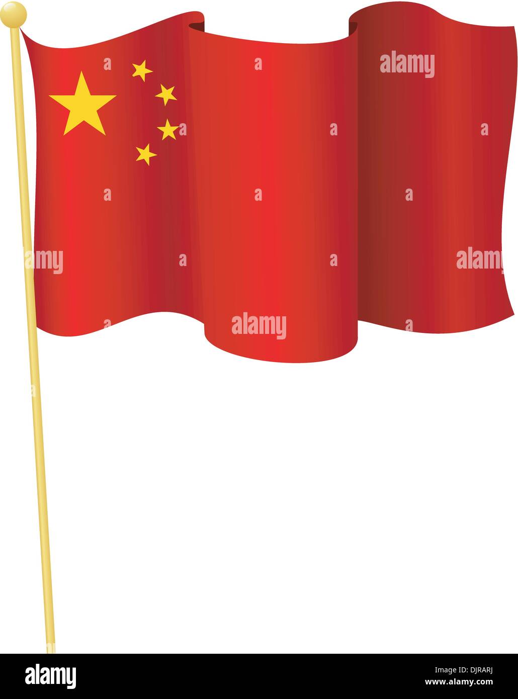 Vector illustration of the flag China Stock Vector Image & Art - Alamy