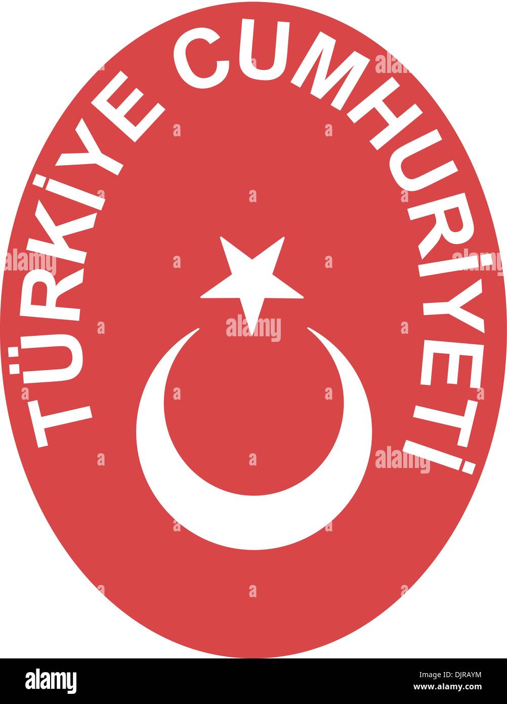 Vector national coat of arms of Turkey Stock Vector Image & Art - Alamy
