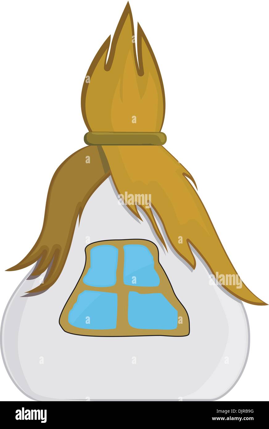 Vector illustration of carton at home Stock Vector Image & Art - Alamy