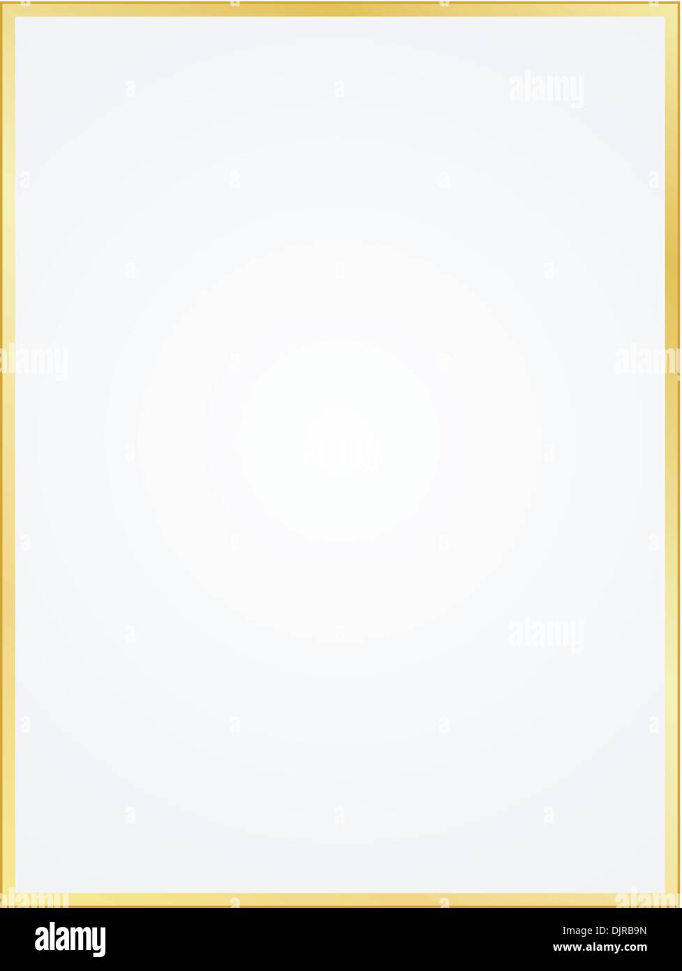 Sheet of paper with gilt edges Stock Vector Image & Art - Alamy