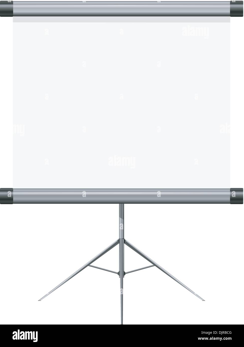 Vector illustration of a blank presentation Stock Vector Image & Art ...