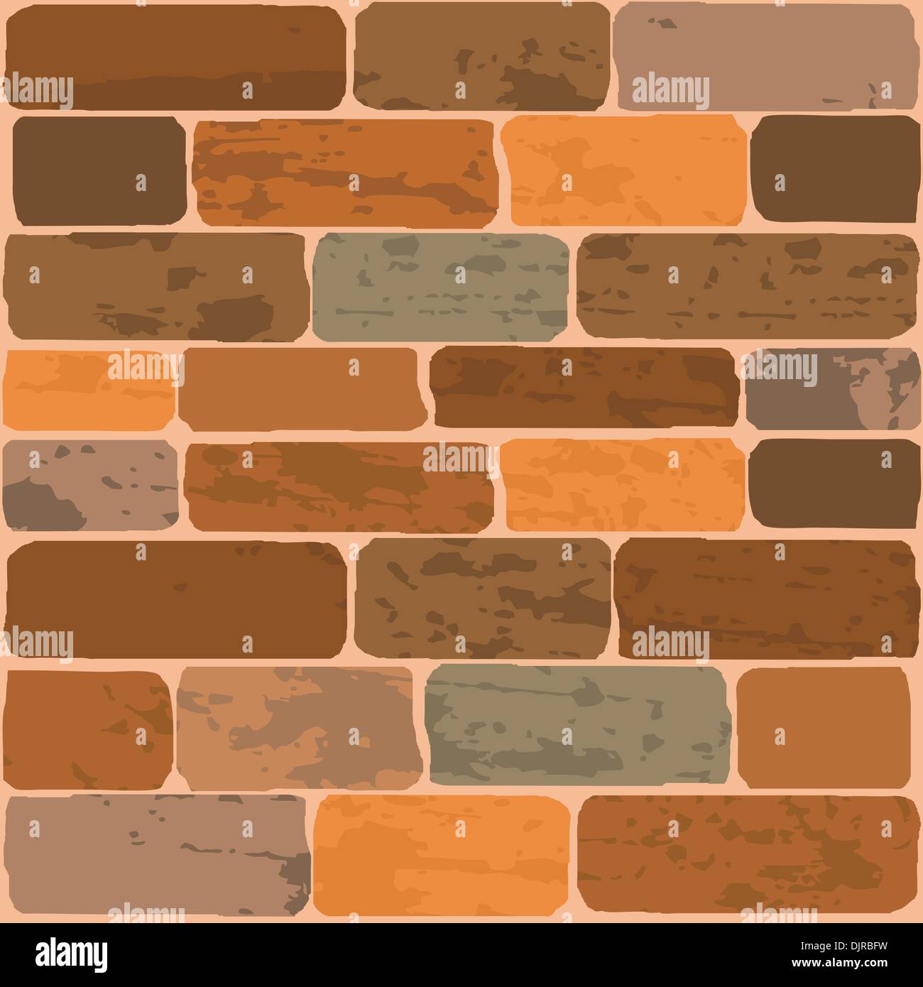Vector illustration of a brick wall Stock Vector Image & Art - Alamy