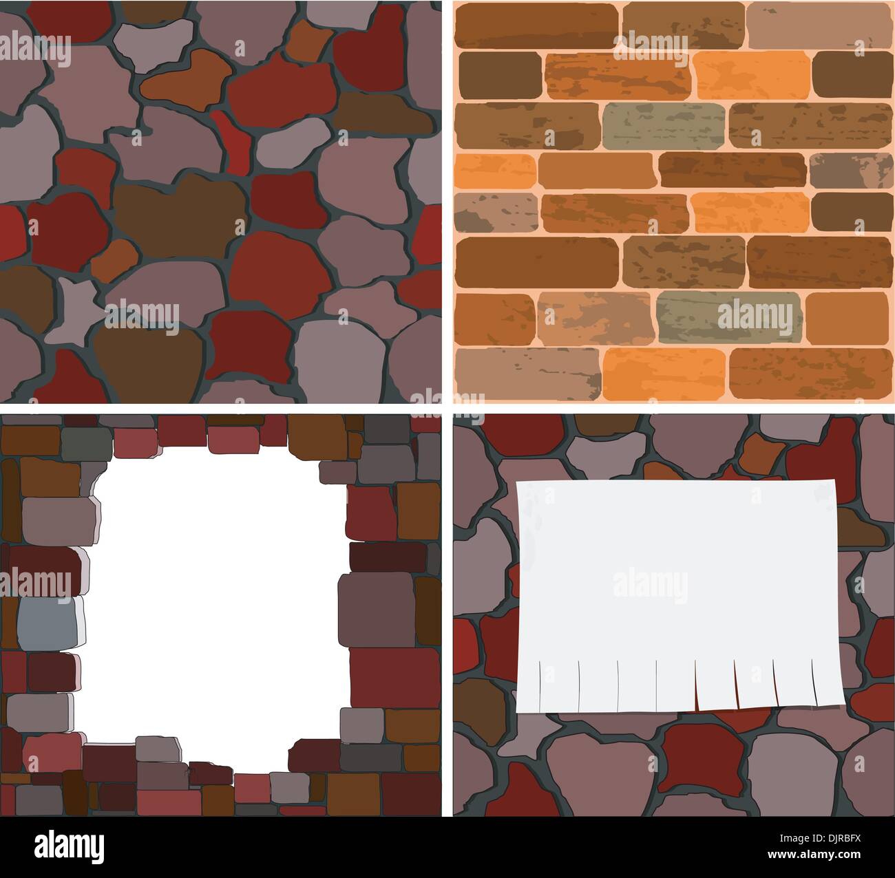 Images of a brick wall Stock Vector Images - Alamy