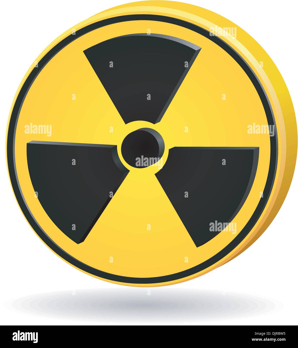 3d sign radiation. vector Stock Vector Image & Art - Alamy