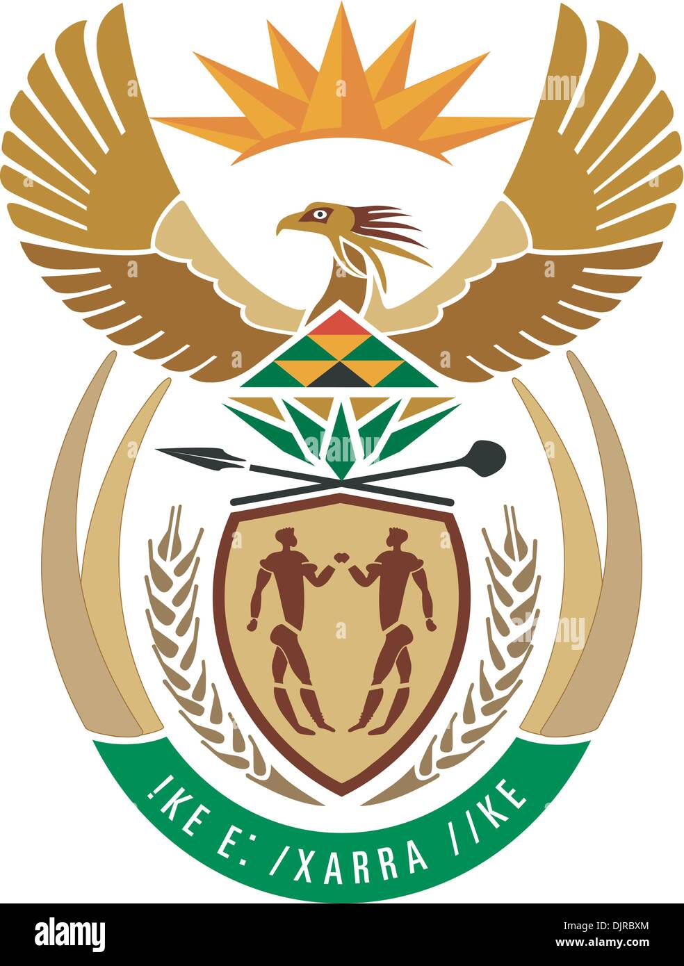 Vector national emblem of South Africa Stock Vector Image & Art - Alamy