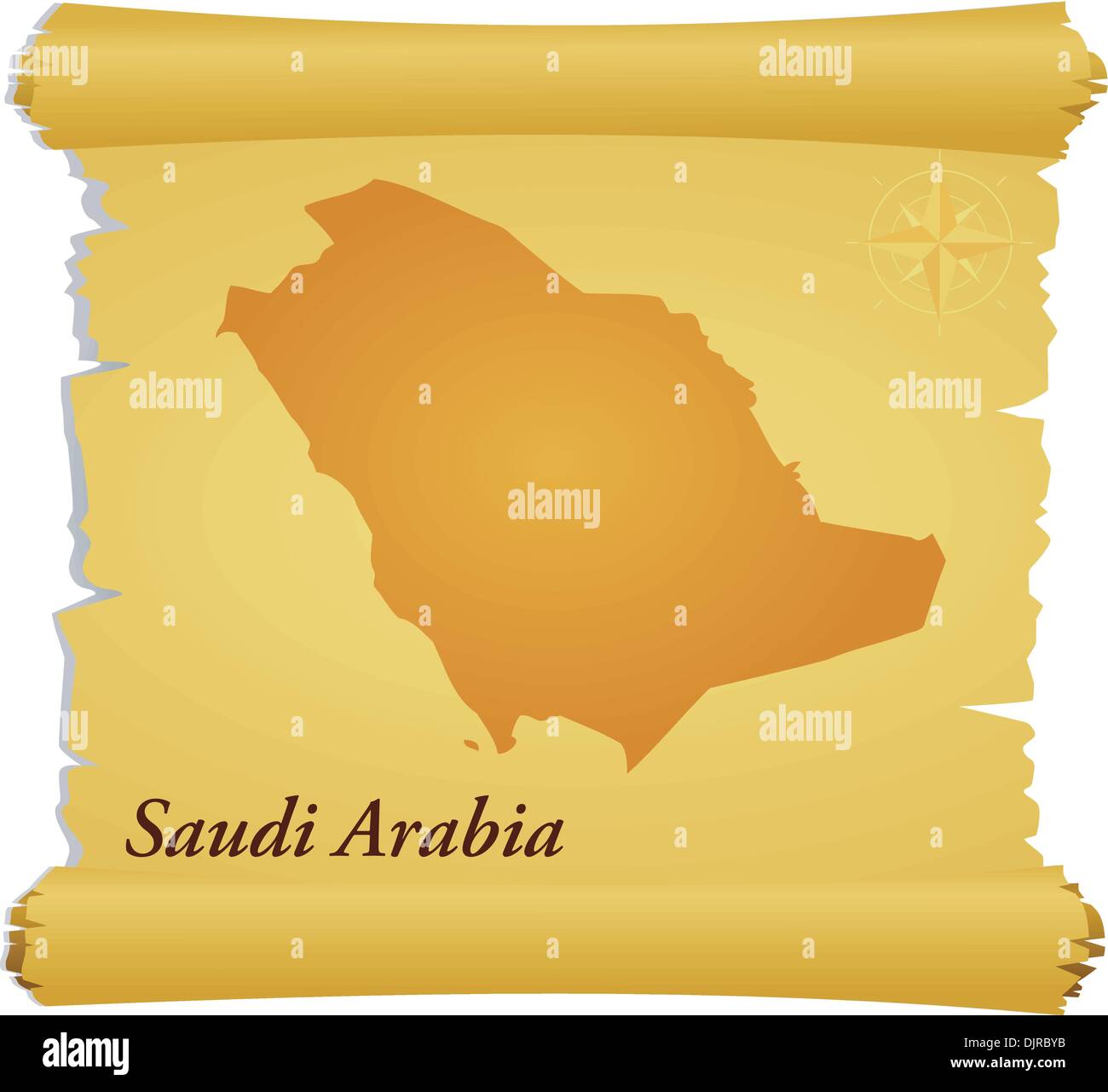 Ancient arabia map Stock Vector Images - Alamy