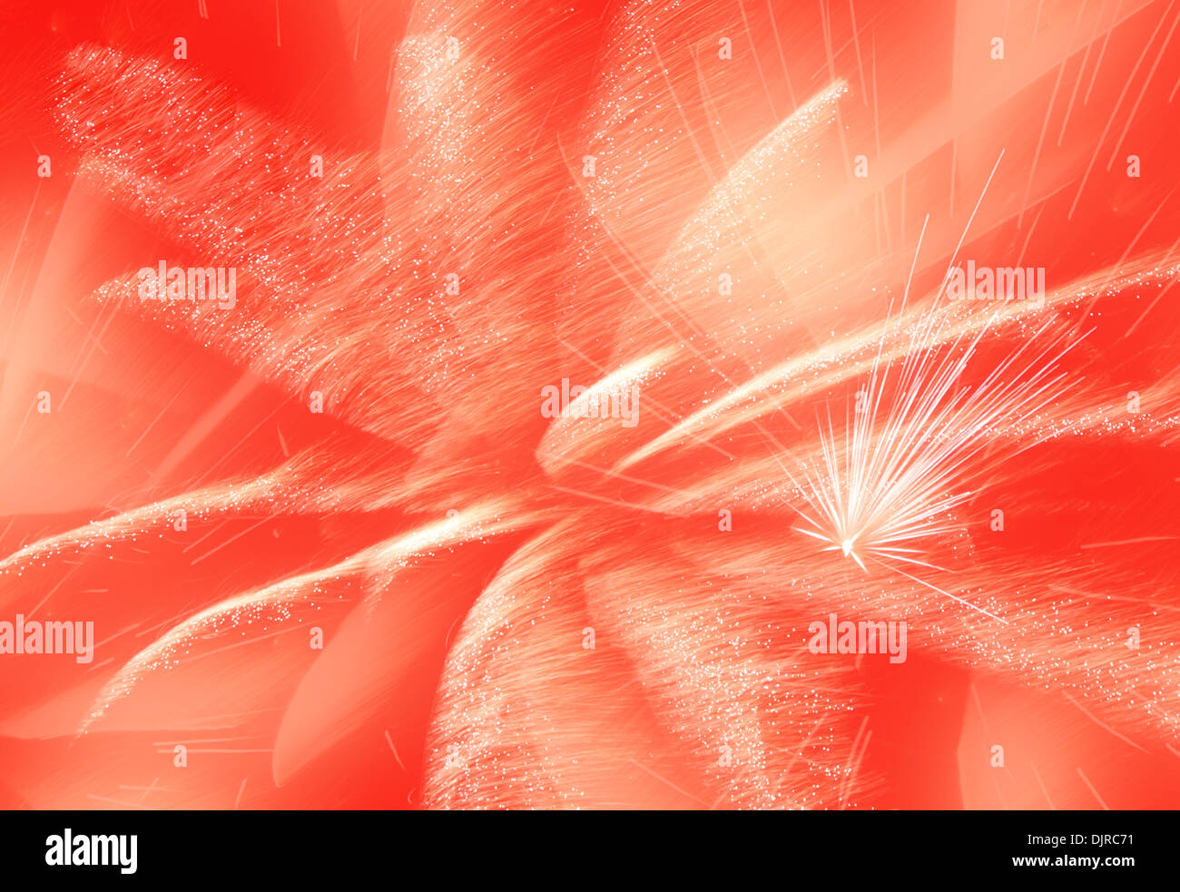 red abstract holiday background with fireworks Stock Photo - Alamy