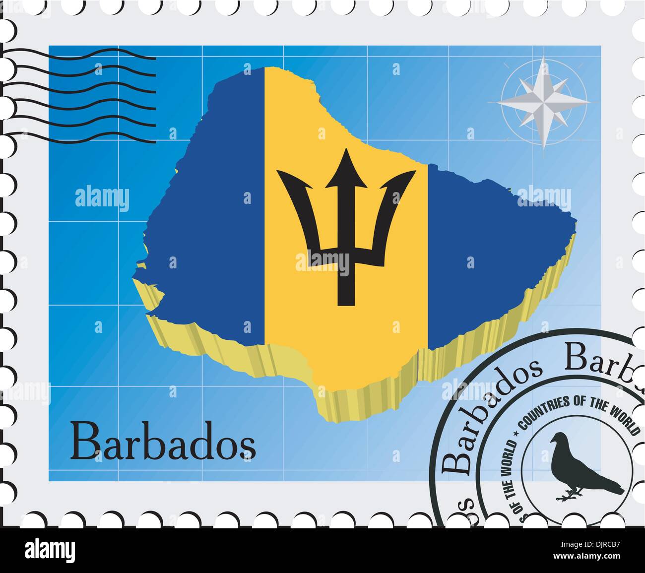 Maps of barbados hi-res stock photography and images - Alamy