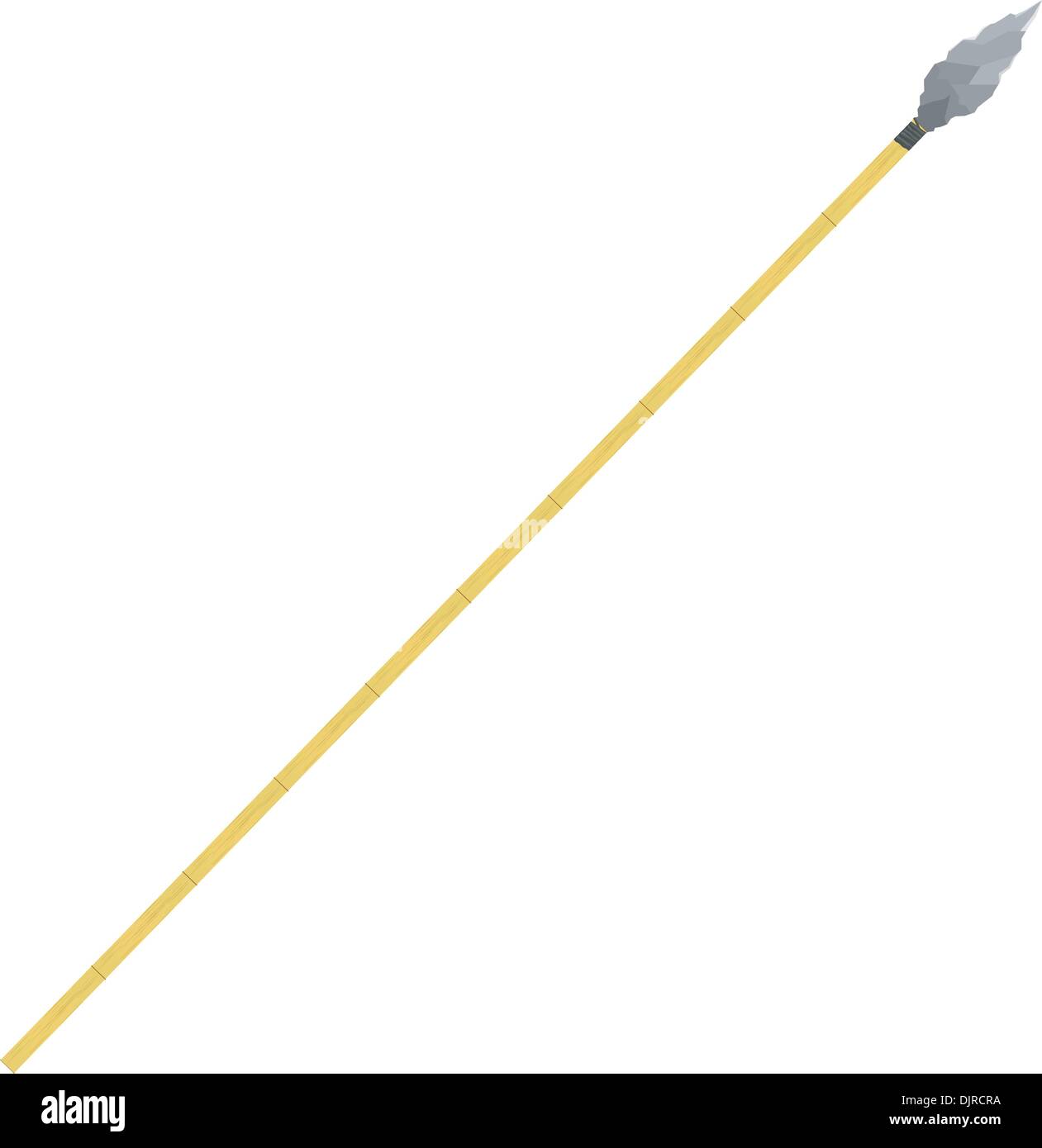 Vector illustration of an ancient spear Stock Vector Image & Art - Alamy