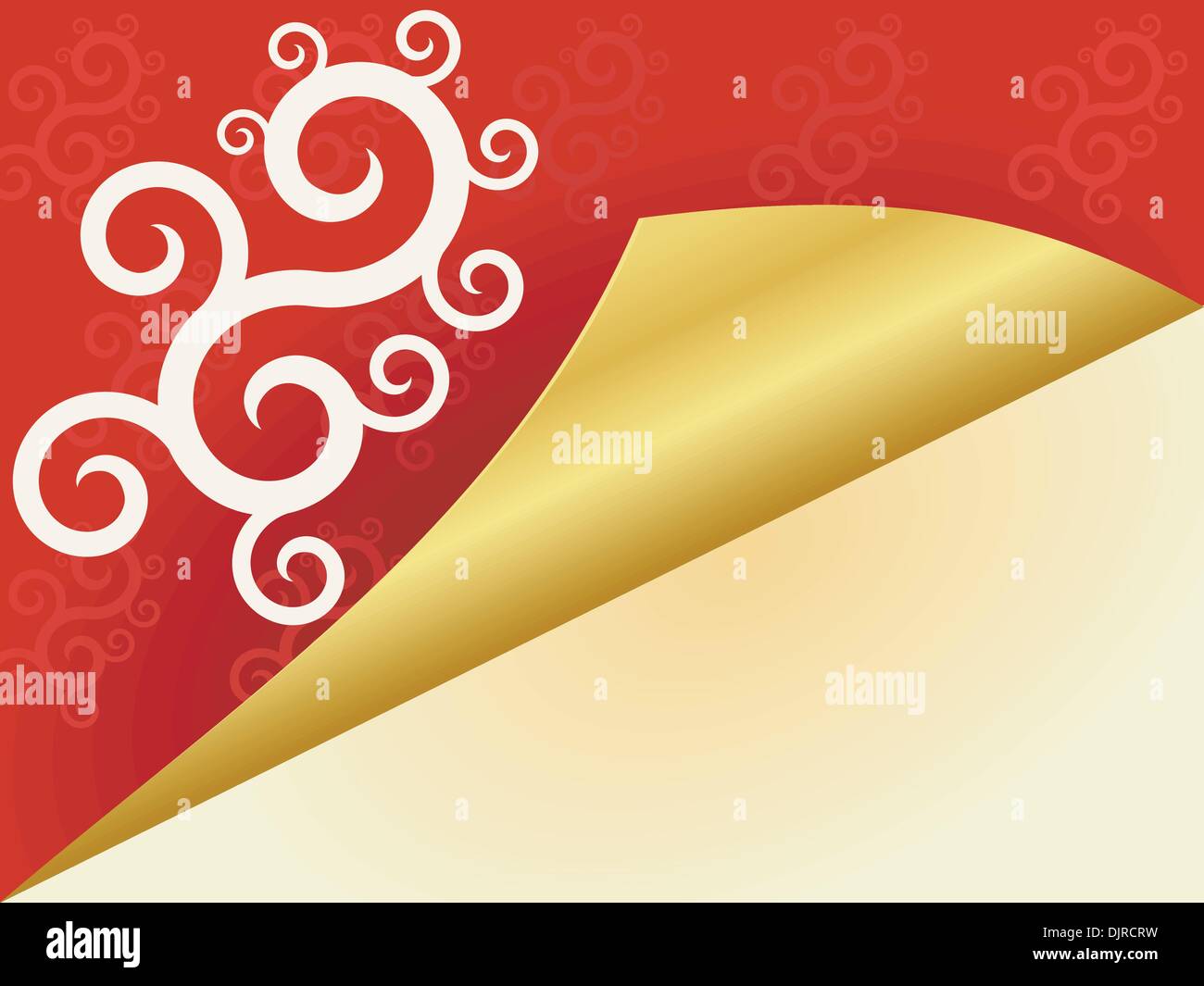 Vector red background with swirls Stock Vector Image & Art - Alamy