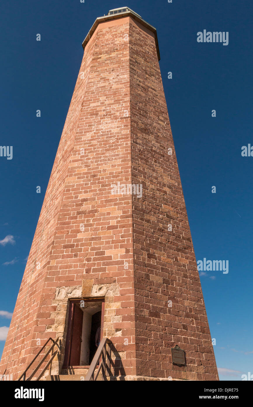 Old Cape Henry Lighthouse was the first lighthouse built by the United ...