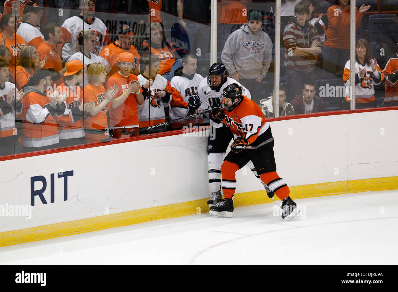 Mar. 27, 2010 - Albany, New York, U.S - 27 March 2010: RIT Forward Sean ...