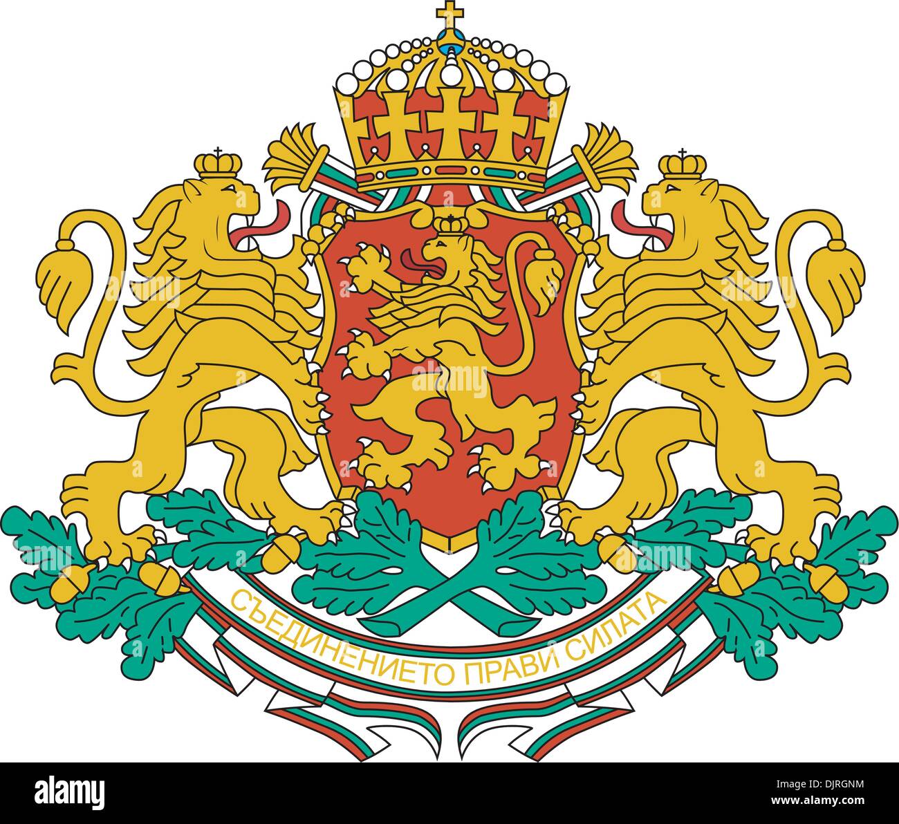 Lion of bulgaria Stock Vector Images - Alamy