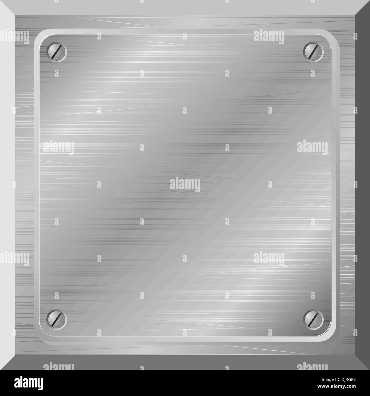Vector illustration of a metal plate with scratches Stock Vector Image ...