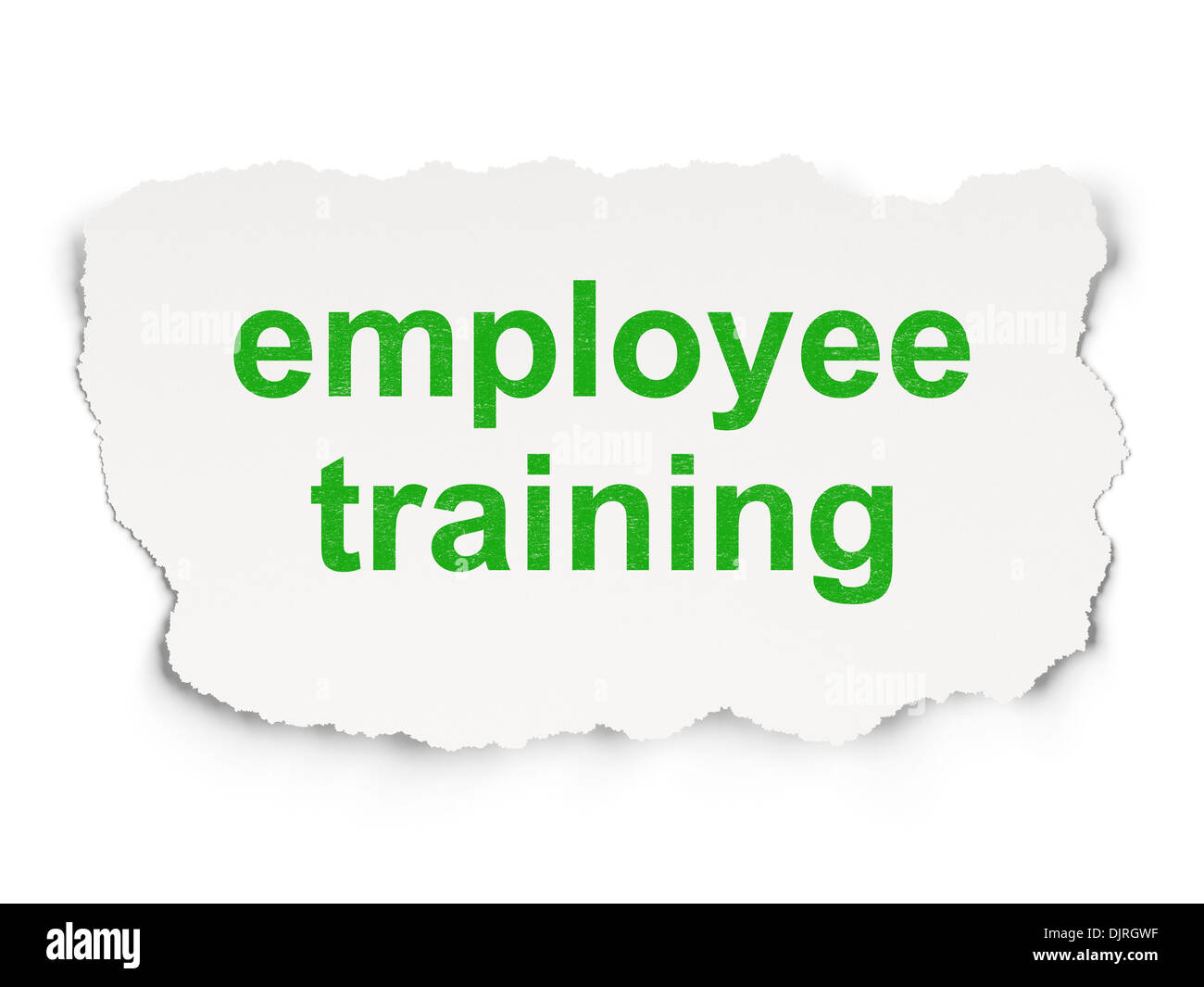 Education concept: Employee Training on Paper background Stock Photo ...