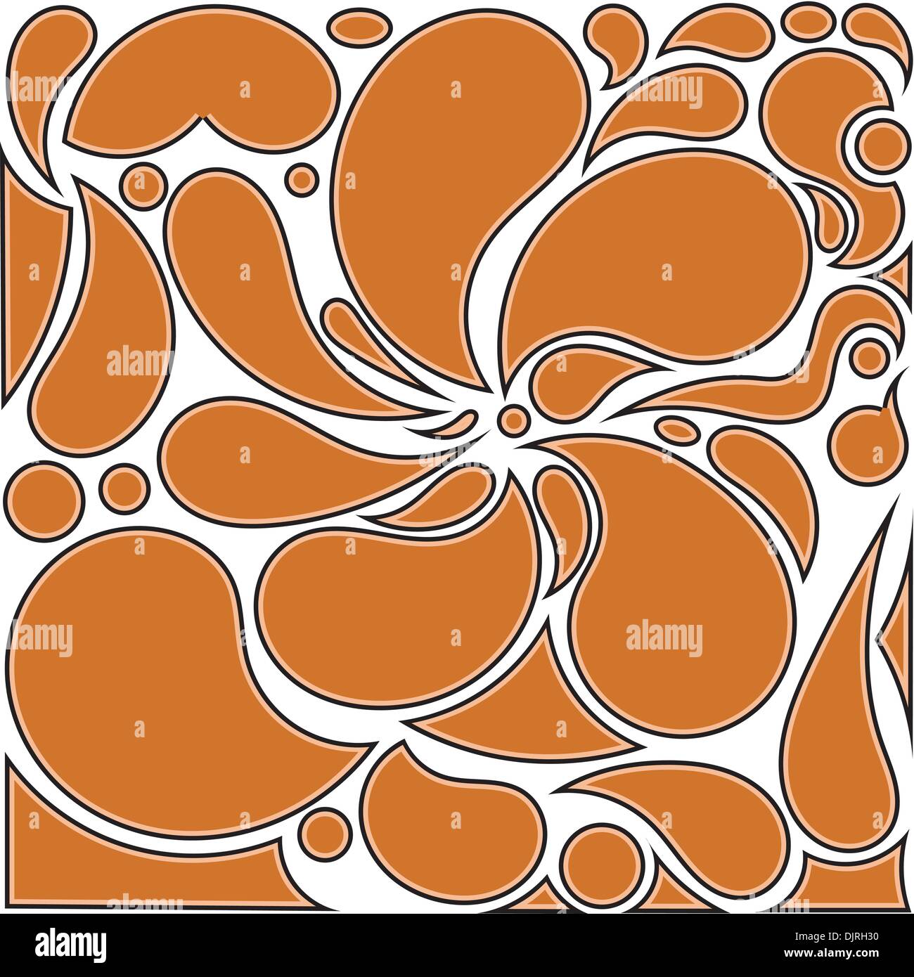 Vector illustration of abstract of orange background Stock Vector Image ...