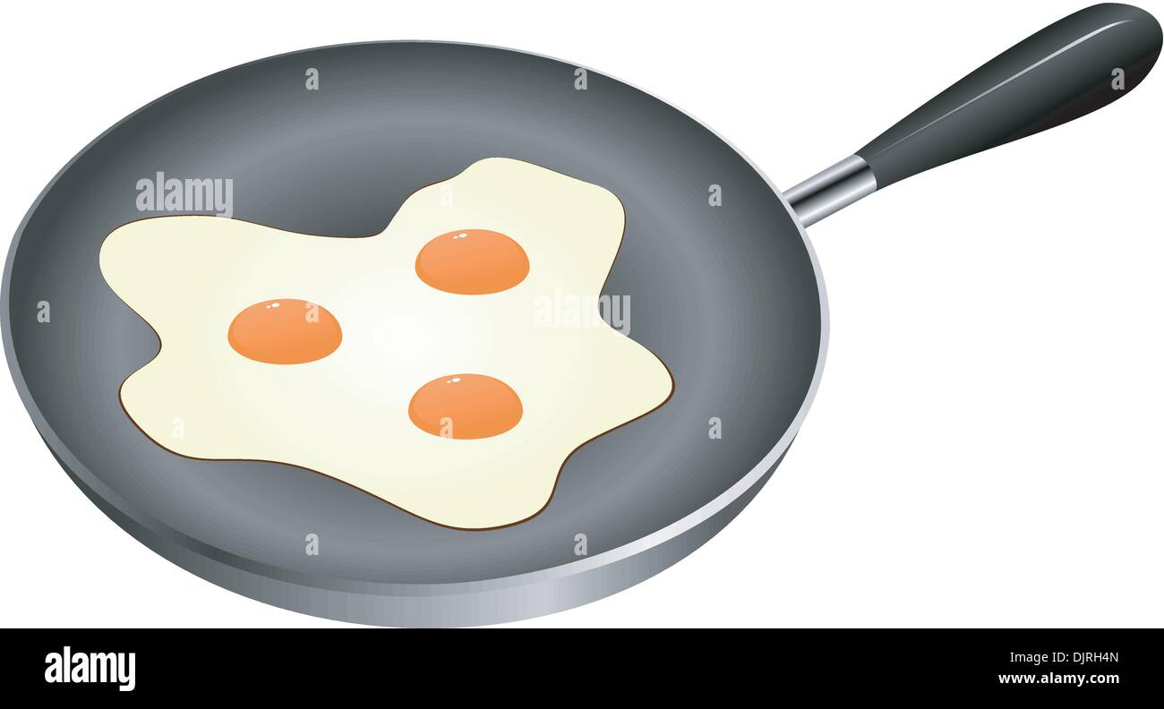Pan fried. vector Stock Vector Image & Art - Alamy