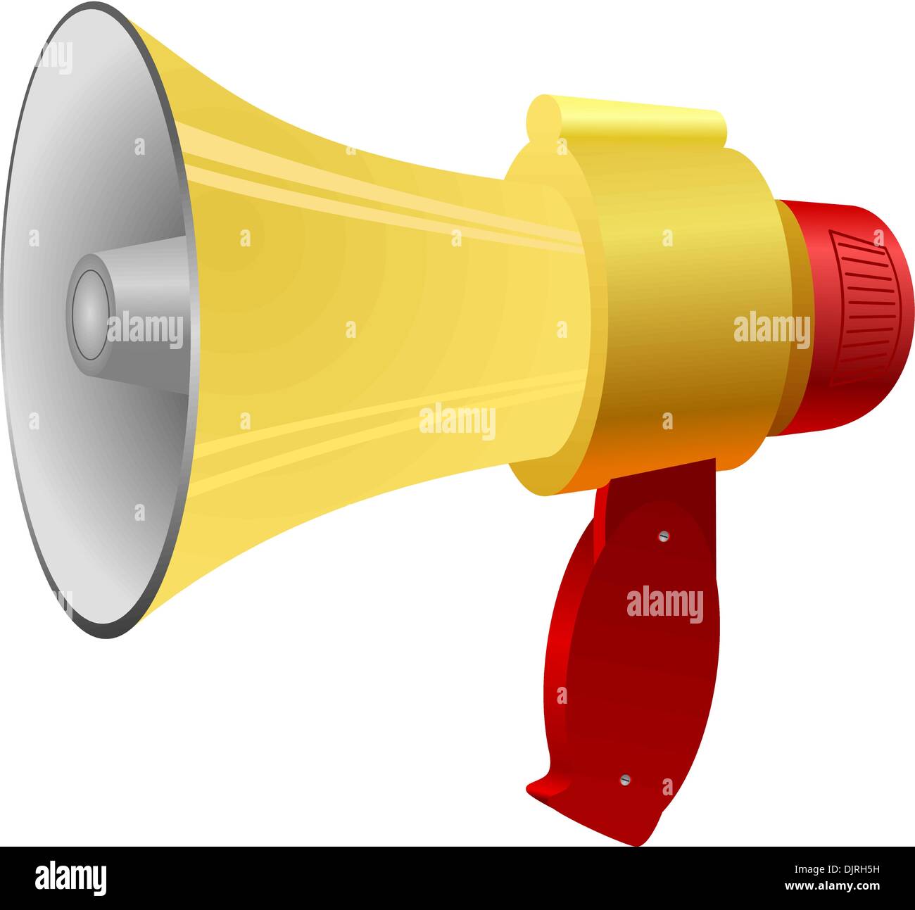 Megaphone side view Stock Vector Images - Alamy