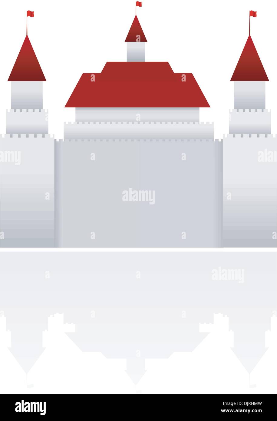 Vector illustration of castle Stock Vector Image & Art - Alamy